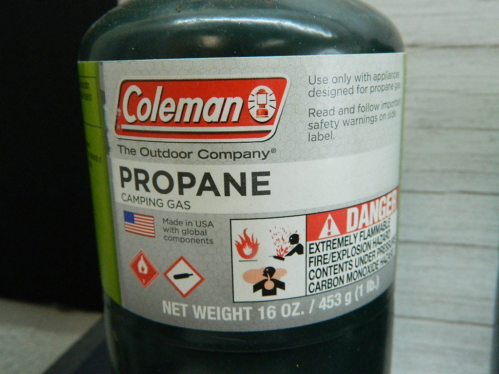 SG6221- Collection of Mostly Half Full COLEMAN 1 Pound Camping Propane ...