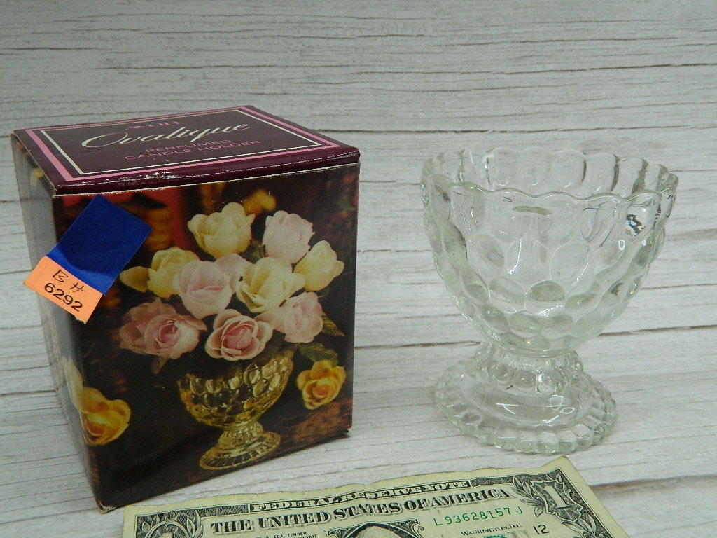 BH6292- Vintage IN BOX ‘AVON’ Collectible ‘Ovalique’ Perfumed Candle ...