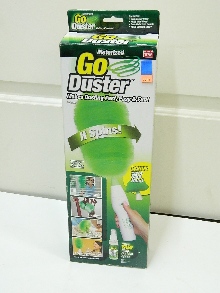 AA7297- NEW AS SEEN ON TV ‘Go Duster’ Motorized Battery Powered ...