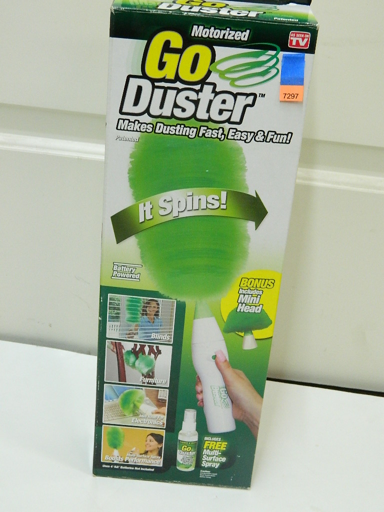 AA7297- NEW AS SEEN ON TV ‘Go Duster’ Motorized Battery Powered ...