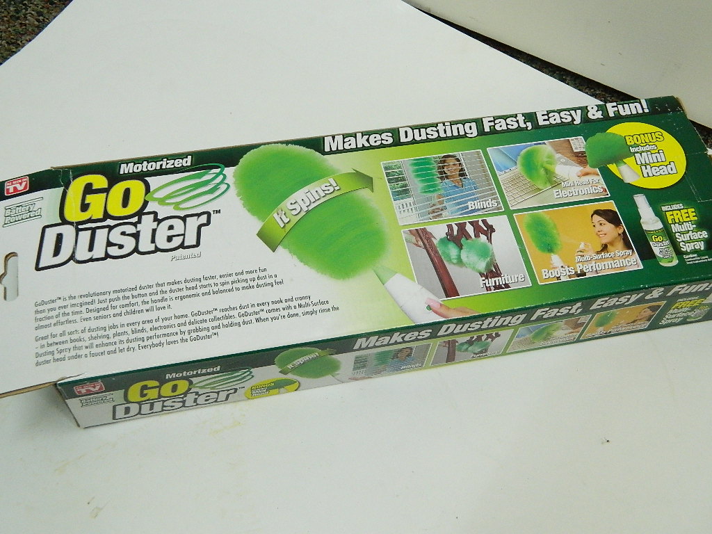 AA7297- NEW AS SEEN ON TV ‘Go Duster’ Motorized Battery Powered ...