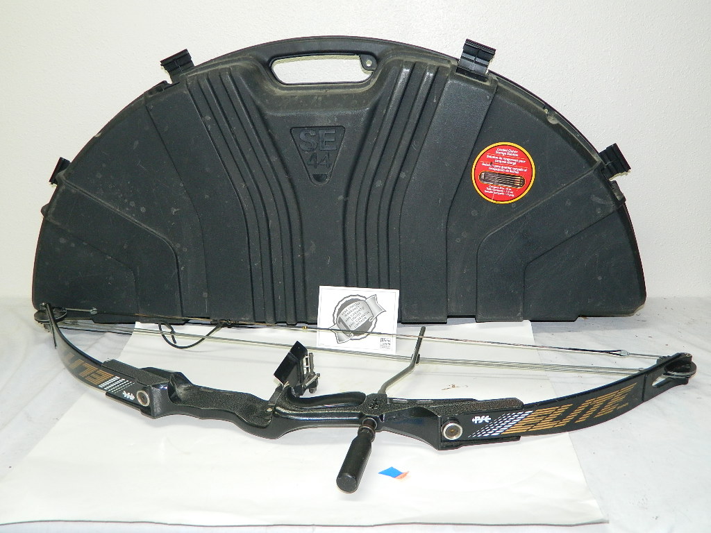 AA7757- PSE ELITE 27in GRAPHITE COMPOUND BOW w/ Stabilizer and Arrow ...